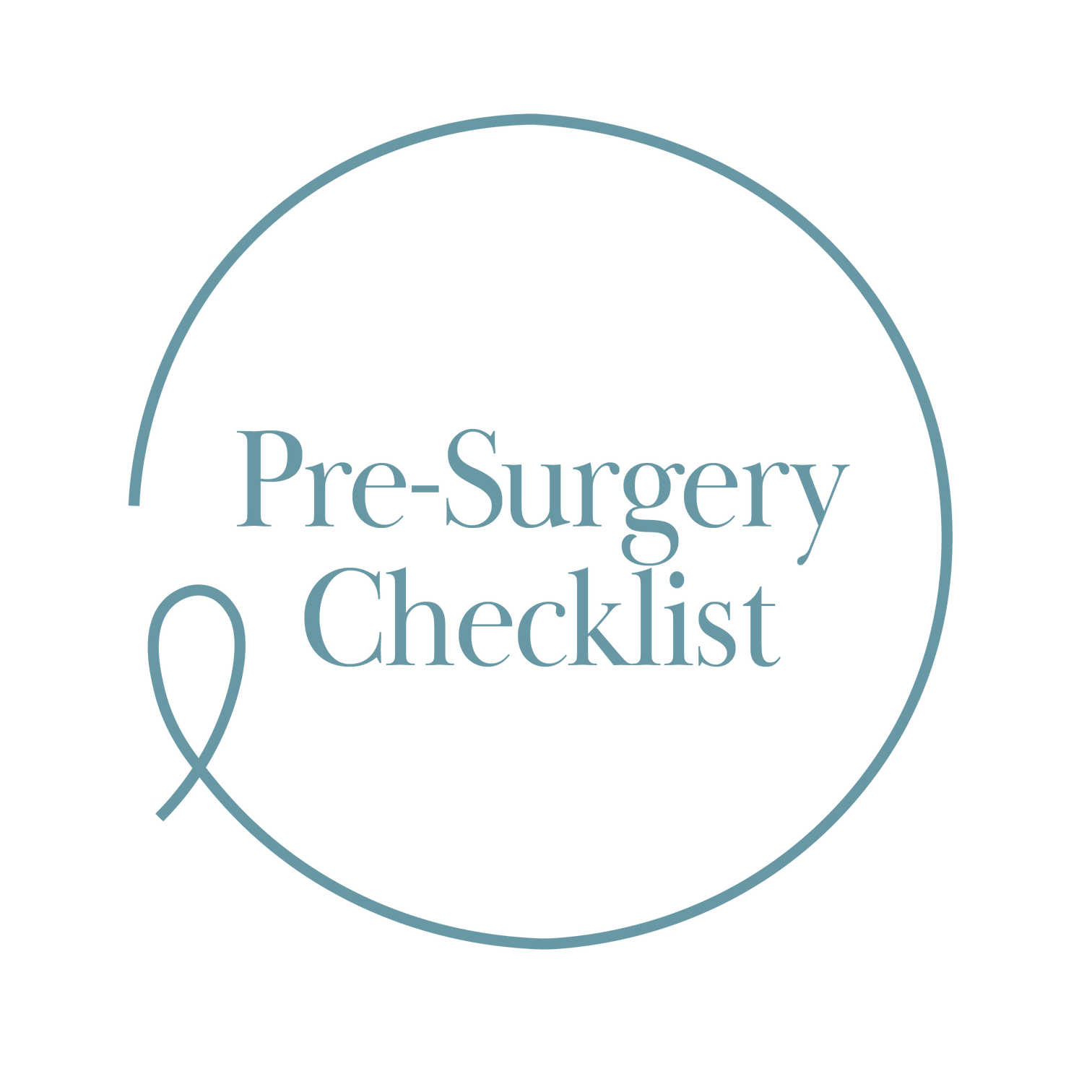 Pre-Surgery Checklist – Uncancer LLC